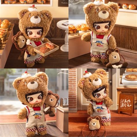 Molly Bear Bread 18 Action Figure Popmart 20cm Hobbies And Toys Toys