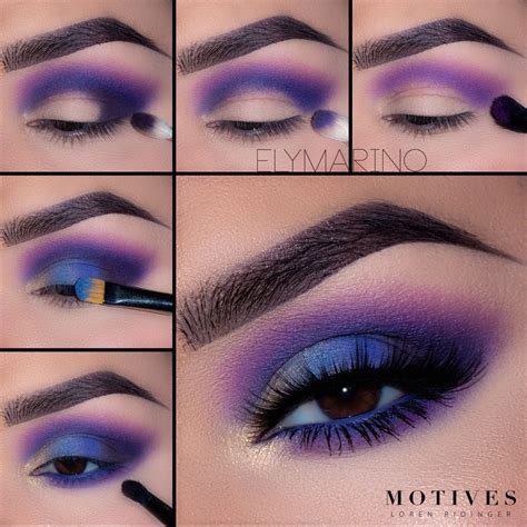 Purple Smokey Eye Step By Step