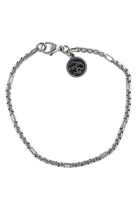 Effy Sterling Silver Box Chain Bracelet Nordstromrack