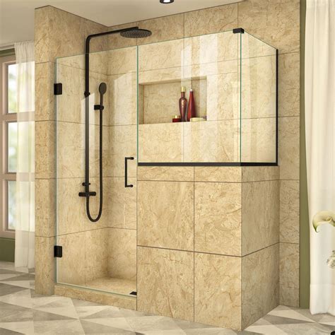 Dreamline Unidoor Plus 48 In W X 72 In H Frameless Corner Hinged