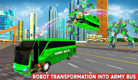 Army Bus Robot Transformation Flying Car Robot สำหรับ Android ดาวน์โหลด