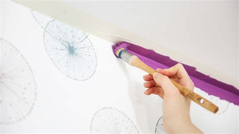 Comment Peindre Sur Du Papier Peint Peintures De Couleurs Pour Les