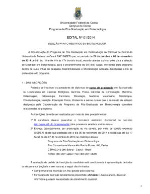 Preenchível Disponível Programa de Ps Graduao em Biotecnologia e