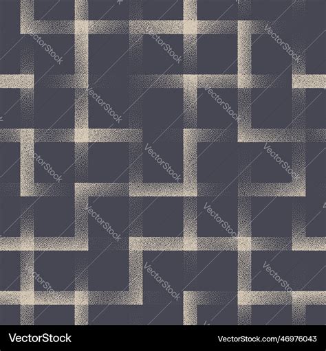 Intertwined Lines Geometric Seamless Pattern Vector Image