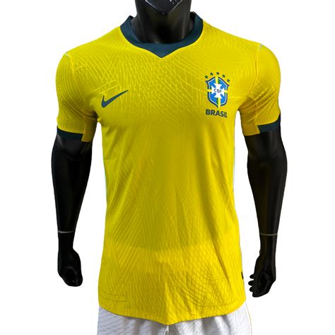 2026 27 Mens Brazil Home Yellow Player Version Soccer Jersey