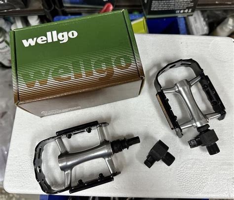 火雞二輪館 WELLGO QRD-C128維格快拆式鋁合金腳踏板 黑 銀 防盜功能 | 露天市集 | 全台最大的網路購物市集