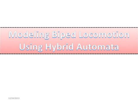 biped locomotion ppt