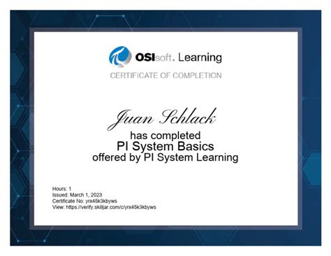 Certificate Yrx45k3kbyws 1677703236 Pi System Basics Pdf