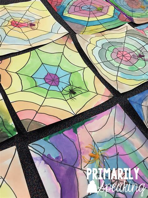 Spider Web Art Tutorial Primarily Speaking
