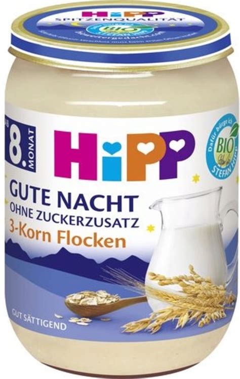 HiPP Bio Gute Nacht 3 Korn Flocken 190 G Piccantino Onlineshop