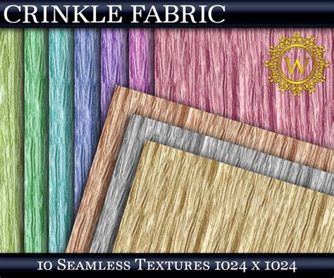 Second Life Marketplace Crinkle Fabric 10 Seamless Textures