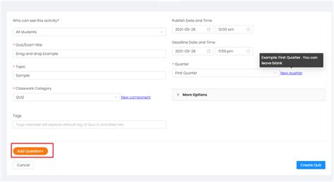 Drag And Drop Feature