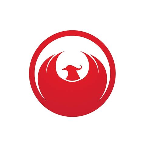 Premium Vector Phoenix Vector Icon Illustration