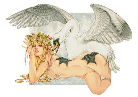 Rule 34 Avian Bird Blonde Hair Breasts Female Flower Crown Greek