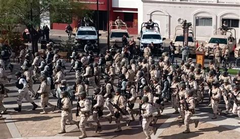 Llegan A Sonora Como Apoyo 800 Elementos De Sedena Y Guardia Nacional