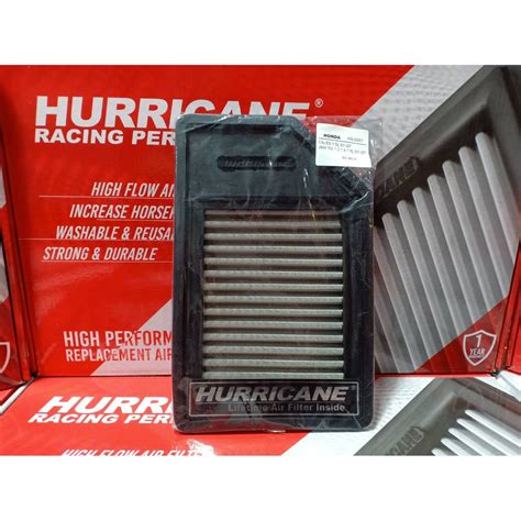 Hurricane กรองอากาศสแตนเลส Honda Jazzcity 1 5l ปี 2003 2007 Tonnt