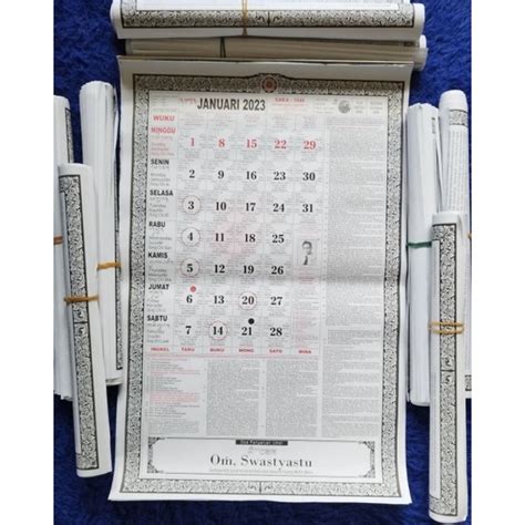 Jual Kalender Bali 2023 Bangbang Gede Rawi Shopee Indonesia