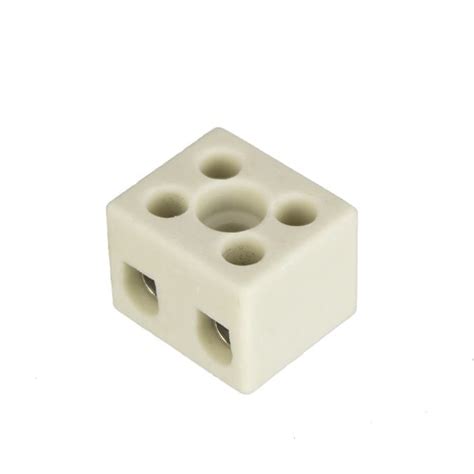 Ceramic Connector Blocks Double Pole Under Control Instruments Ltd