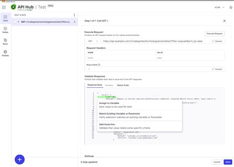 How To Write Tests Api Hub Test Documentation