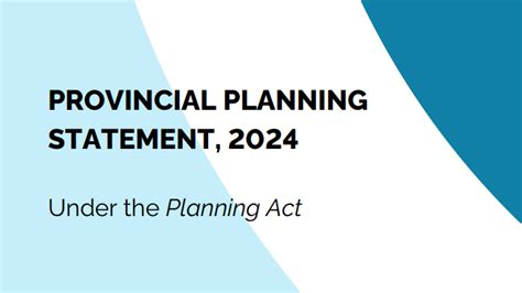 Ontario Provincial Planning Statement Pps Tells Municipalities How To