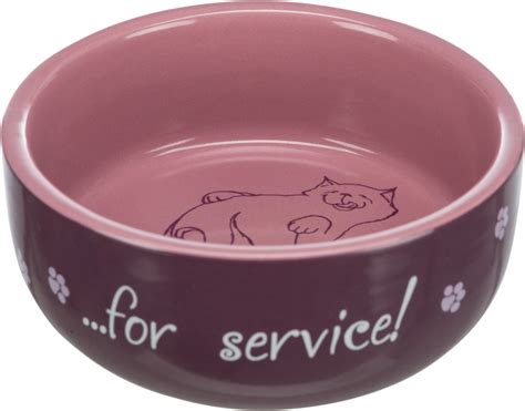Trixie Miska ceramiczna dla kota szeroka Thanks for Service 0 3 l śr