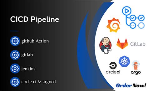 create cicd pipeline with github action gitlab jenkins circle ci and