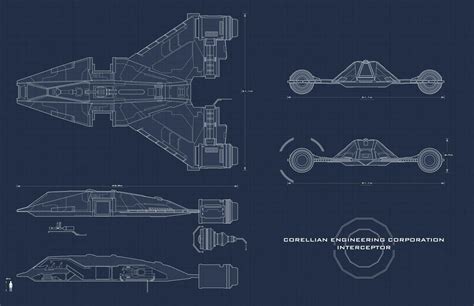 Star Wars Interceptor Blueprint By Adamkop On Deviantart