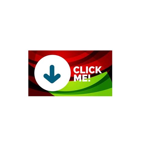 Premium Vector Abstract Rectangle Button Template