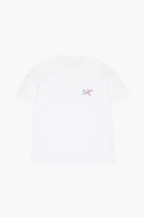Arcteryx Kragg Cotton Logo Ss White Graduate Store Fr