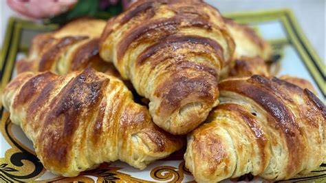 БОЖЕСТВЕННО ВКУСНЫЕ КРУАССАНЫ из слоенного теста /КРУАССАНЫ КАК В ...