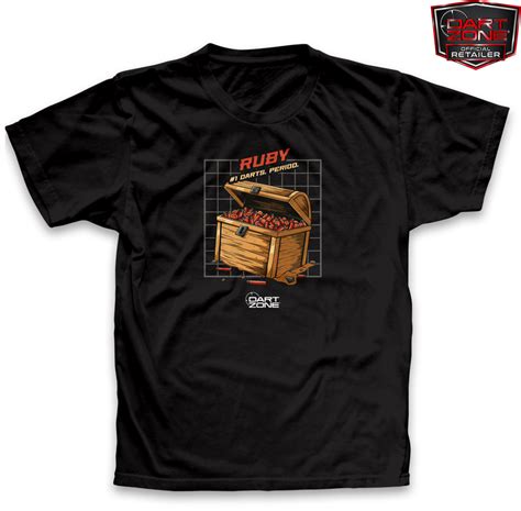 Dart Zone Max T Shirt Ruby Dart Design