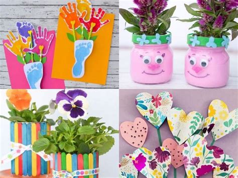 Bricolages 10 Idées Fleuries Pour Fêter Maman