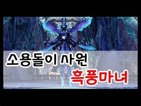 BNSR 소용돌이 사원 보스 흑풍마녀 전설 블소레볼루션 YouTube