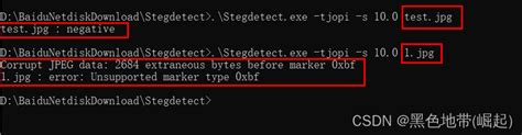 发现隐藏信息Stegdetect原理下载链接可视化界面终端使用方法相关命令 云社区 华为云
