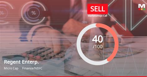 Regent Enterprises Downgraded To Sell By MarketsMOJO Weak