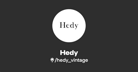 Hedy Instagram Facebook Tiktok Linktree