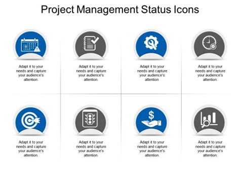 Project Management Status Icons Powerpoint Slide Clipart PowerPoint