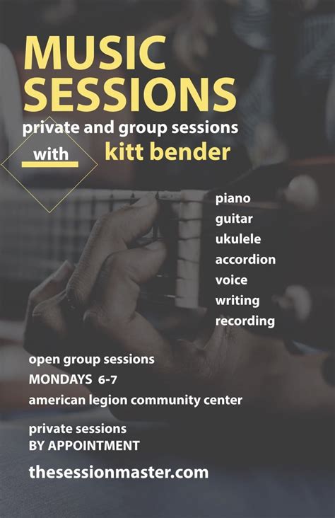 The First Poster — The Session Master