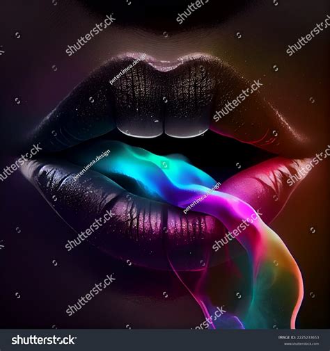 Smoke Lips Wallpaper