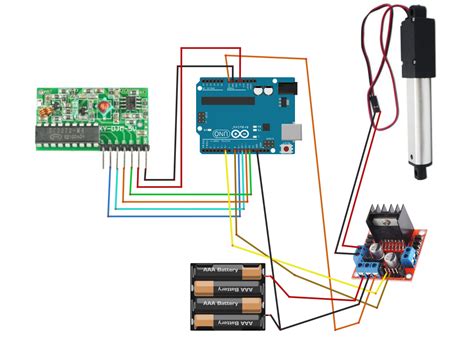 Remote Control A Linear Actuator With Visuino And Arduino Visuino Visual Development For Arduino