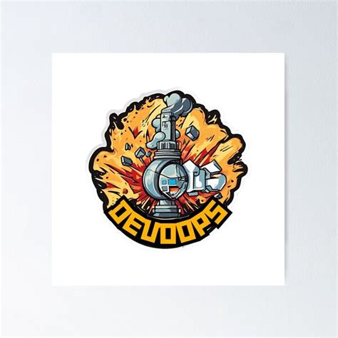 Devoops Devops Funny Code Puns Devops Sticker Poster For Sale By