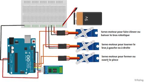 Contr Ler Un Bras Robotique Avec Arduino Et Smartphone