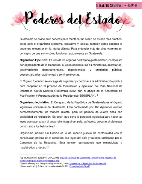 Poderes Del Estado Guatemala Se Divide En 3 Poderes Para Mantener Un