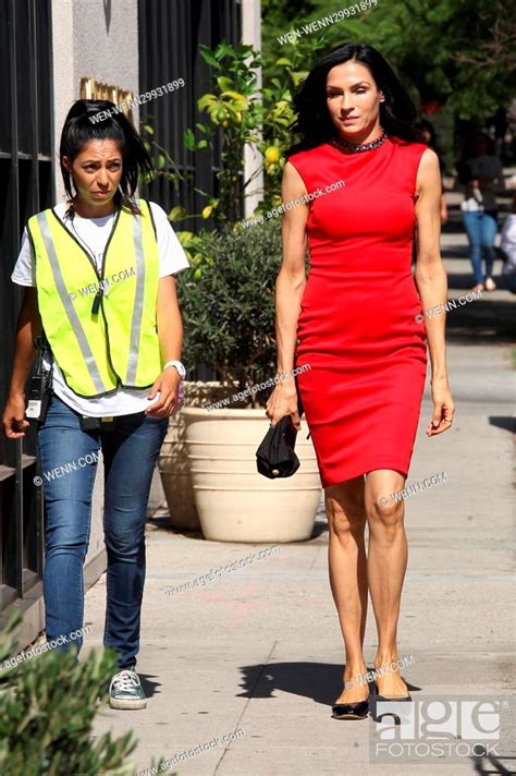 Famke Janssen On The Film Set Of The Movie A Little Something For Your
