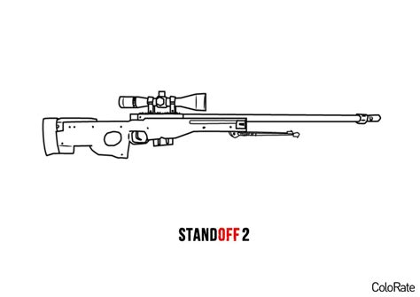 Раскраски Стандофф 2 (Standoff 2) распечатать на А4 и скачать