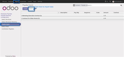 Odoo Payslip Inputs Csv Mass Upload Webkul