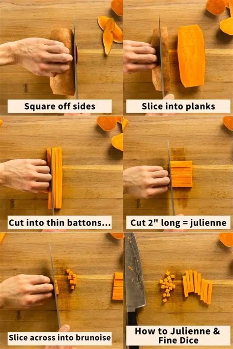 Knife Skills Visual Guide To Cutting Vegetables No Spoon Necessary
