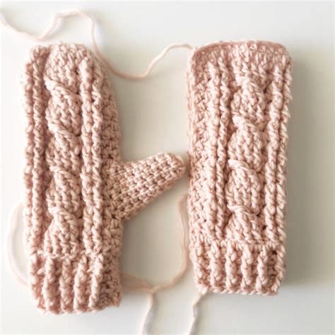 25 Sleek And Sophisticated Free Crochet Mitten Patterns Love Life Yarn