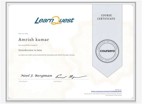 Amrish Kumar On Linkedin Hello Everyone I Am Happy To Tell You That I Have Completed The Java