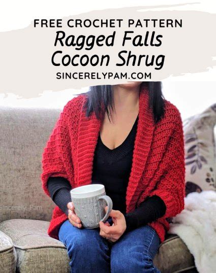 Free Crochet Pattern Cocoon Shrug Free Crochet Patterns